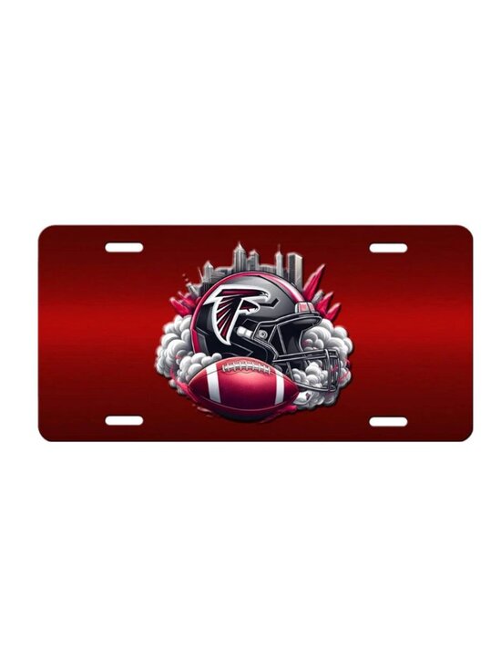 Accents | Cool Unique Atlanta Falcons Aluminum License Vanity Novelty ...